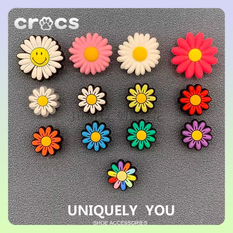 sticker dép crocs Daisy flowers jibbitz crocs jibitz cross stiker dép ...