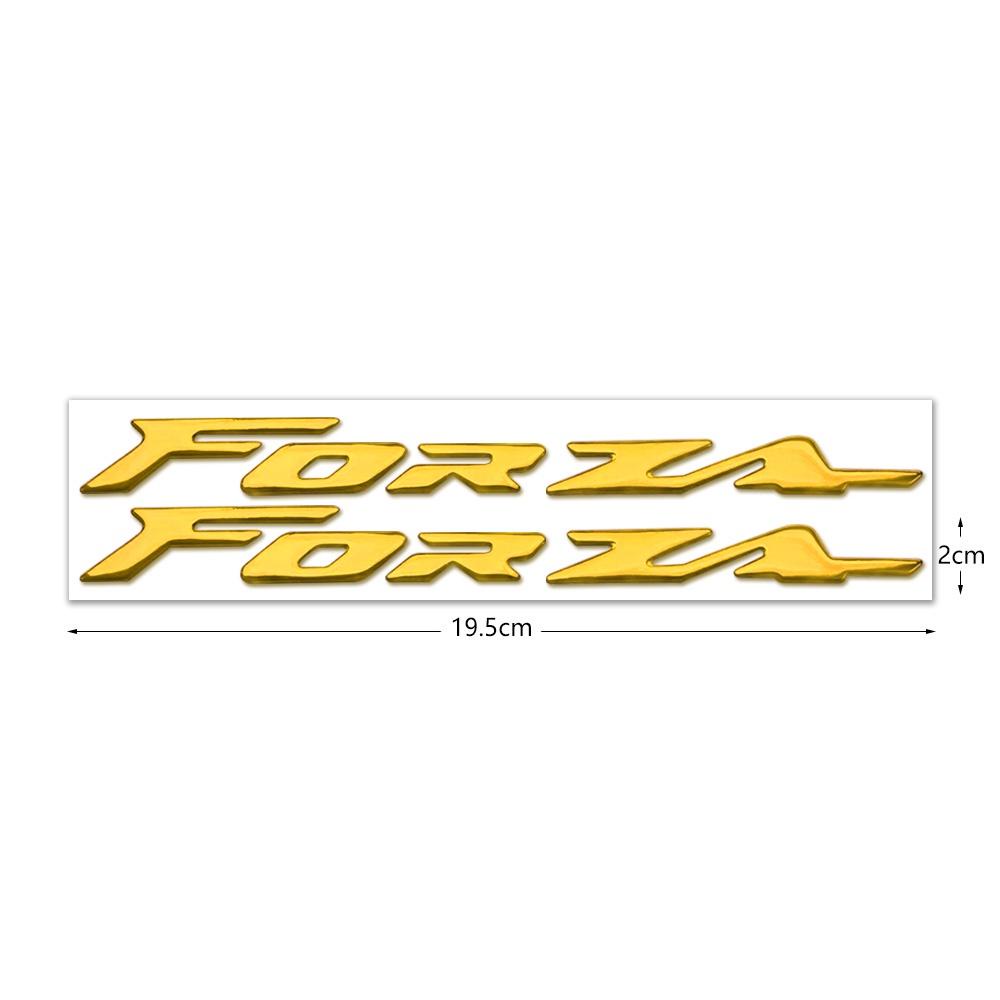 Logo Honda Forza 3D mềm PVC cho xe máy 150, 250, 300, 350, 750 forza350 ...