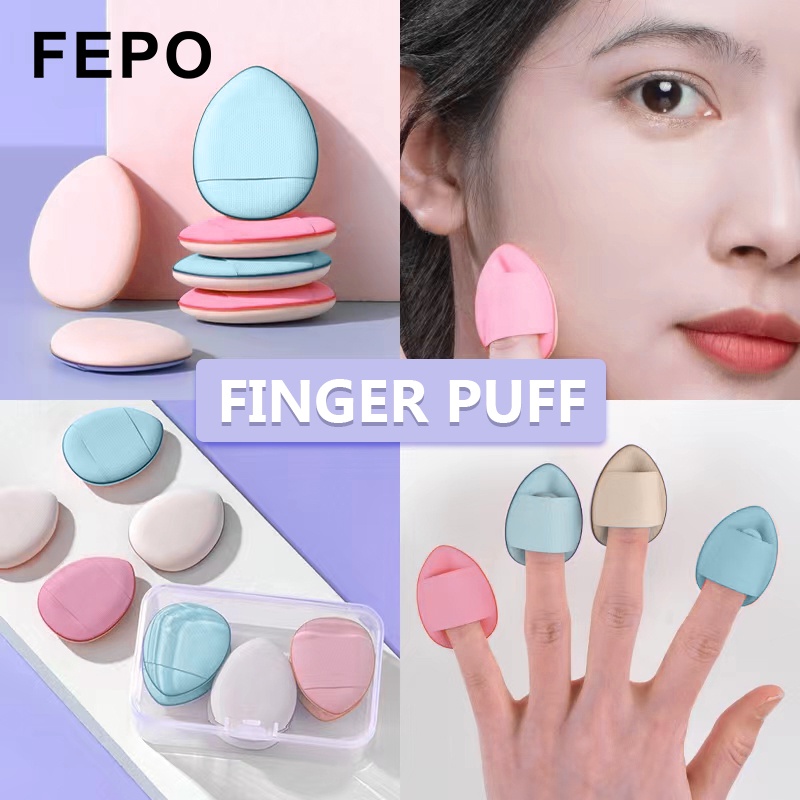Mút trang điểm ngón tay mini FEPO che khuyết điểm quầng thâm/ bắt sáng ...