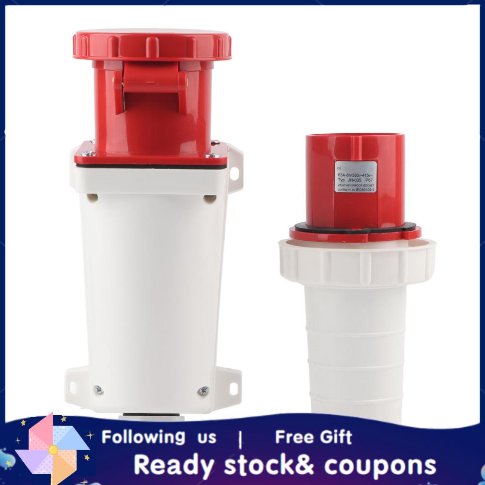 Xiyijia Aviation Plug Socket 3P+N+E Insulation 5Pin Industrial ...