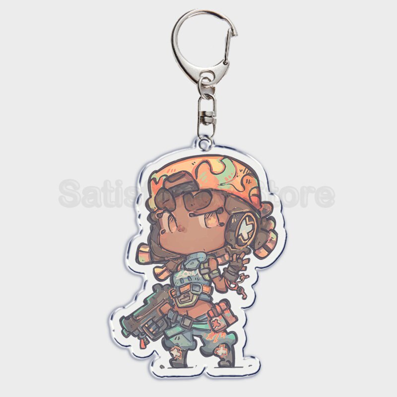 Móc khóa Valorant Game Keychain Sage Killjoy Jett Cypher Breach Omen ...