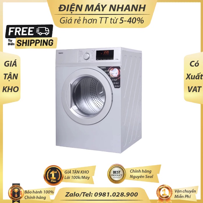 (HL) DV-70T5C(S) Máy sấy thông hơi Galanz 7 Kg DV-70T5C(S) Miễn phí lắp đặt , giao hàng nhanh ...