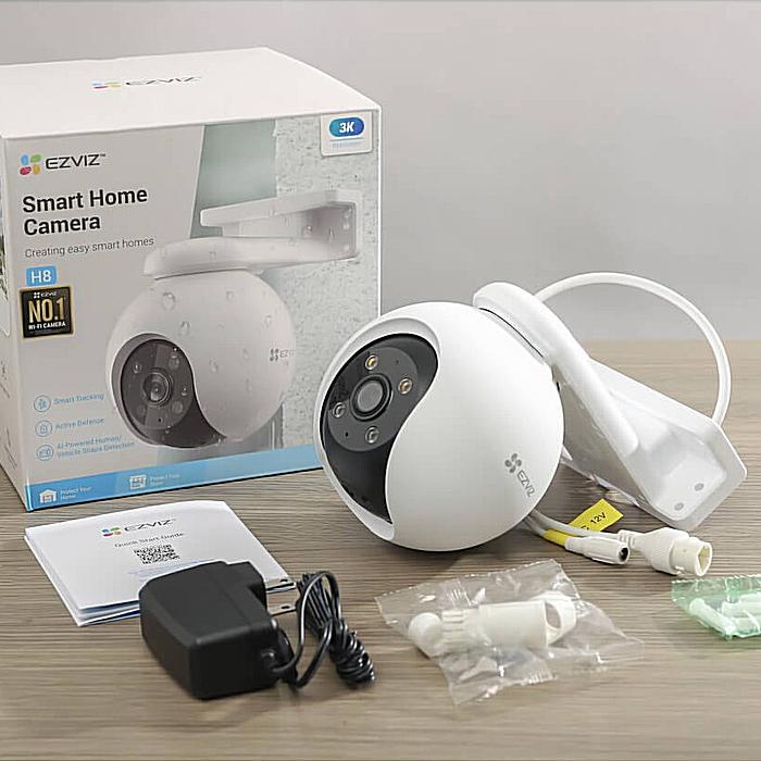 Camera ngoài trời H8PRO 2k sắc nét, chống nước đàm thoại 2 chiều, theo dõi chuyển động, phát ...