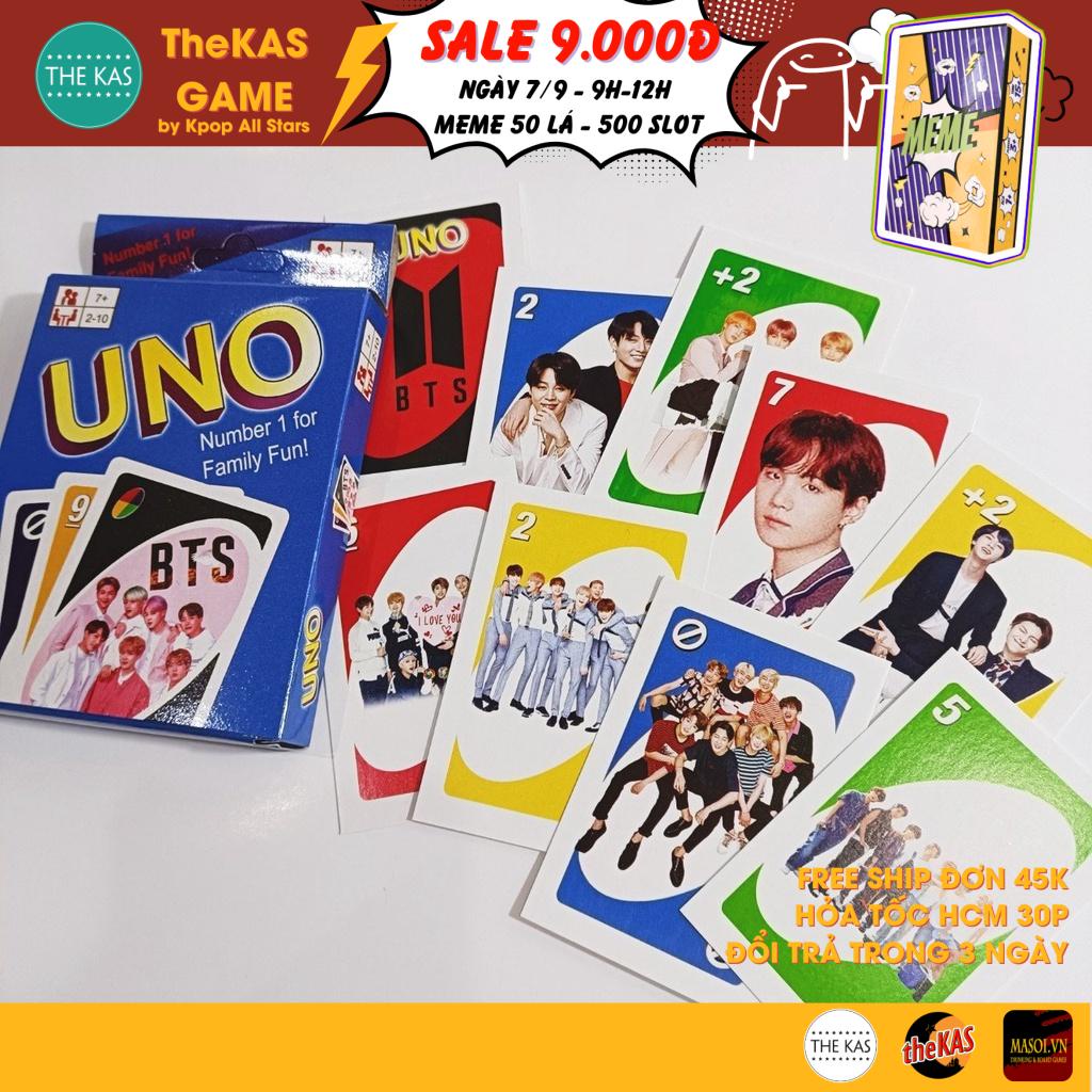 Bài UNO BTS 108 lá (Loại LỚN) hàng Việt Nam, Đồ chơi thẻ bài Boardgame | Shopee Việt Nam