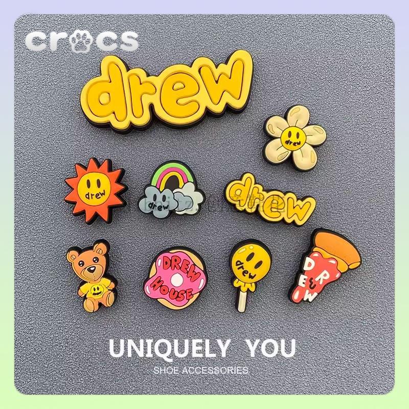 sticker dép Holey shoes Drew House Shoe Charms Holey shoes sticker gắn ...