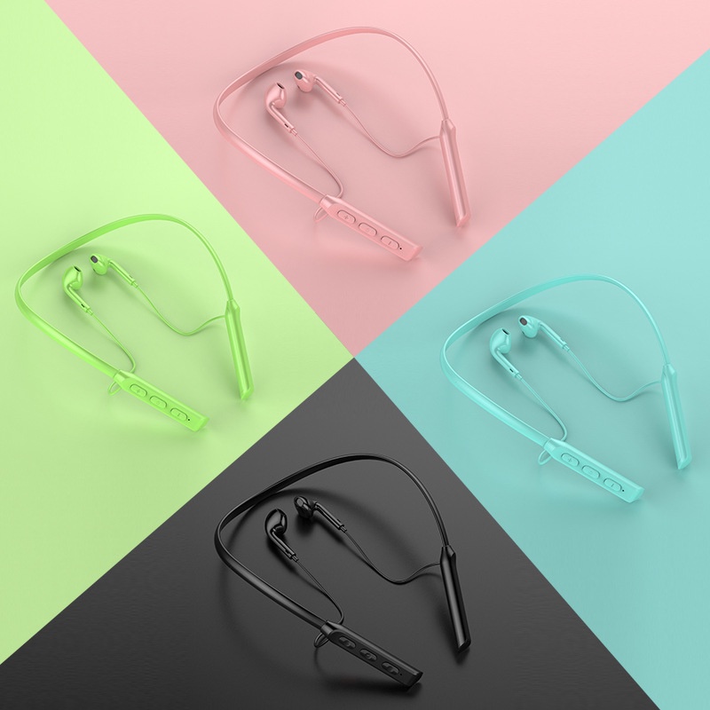 Tai nghe Bluetooth treo cổ mới chạy cổ treo tai nghe thể thao không dây ...