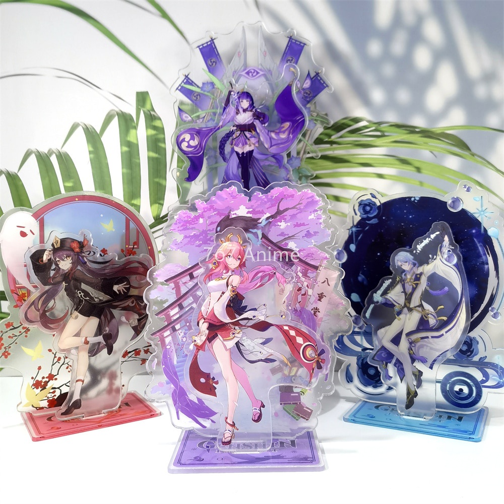 Mô hình Standee Genshin Impact Double Layered Yae Miko Albedo Ayato ...