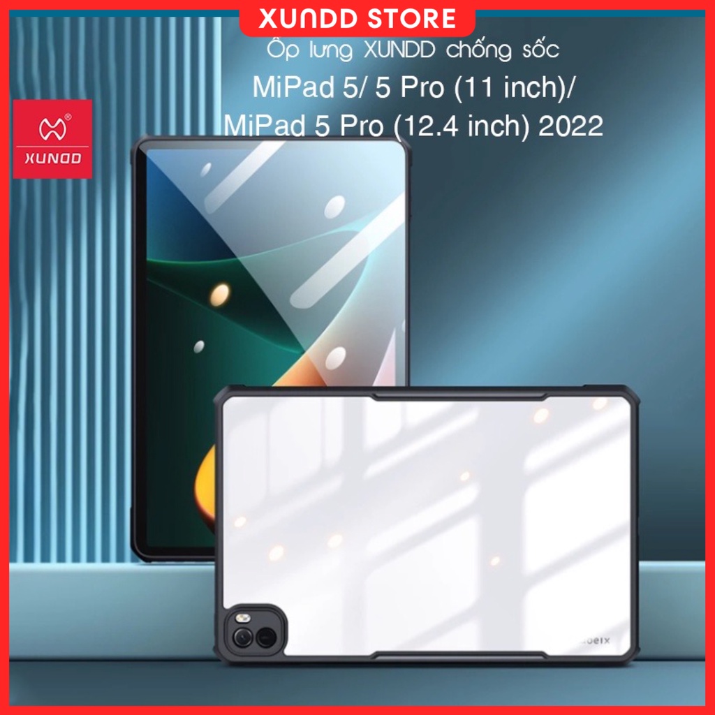 Ốp lưng XUNDD Xiaomi MiPad 5/5 Pro (BEETLE SERIES) Mặt lưng trong, Viền ...