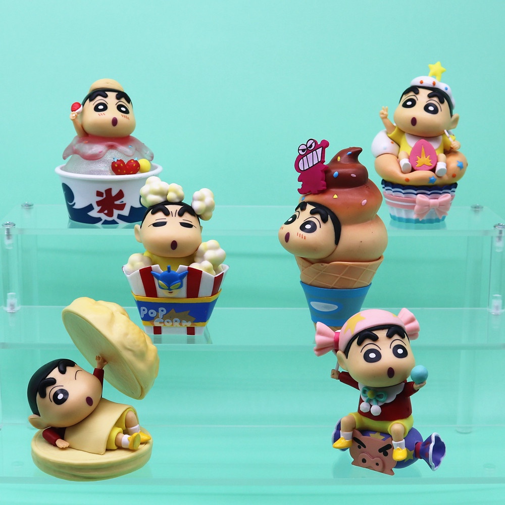 6 Cái / bộ Món Tráng Miệng Crayon Shin chan Cosplay Dim Sum Anime Hình ...