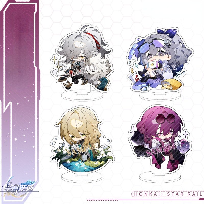Mô hình Standee Herta Hook Standing Anime Honkai Star Rail Anime Manga ...