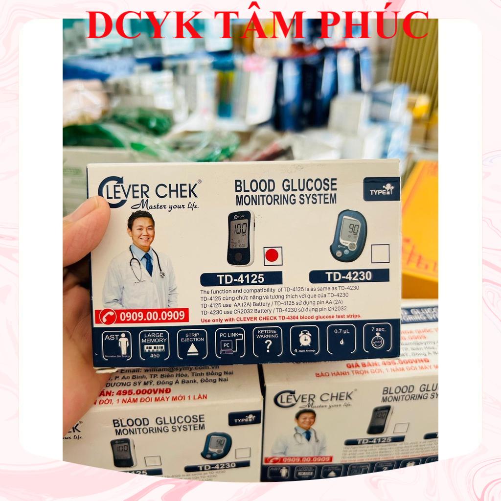 [Chính hãng] [MẪU MỚI] Máy đo đường huyết CLEVER-CHEK TD-4125- TẶNG KÈM ...