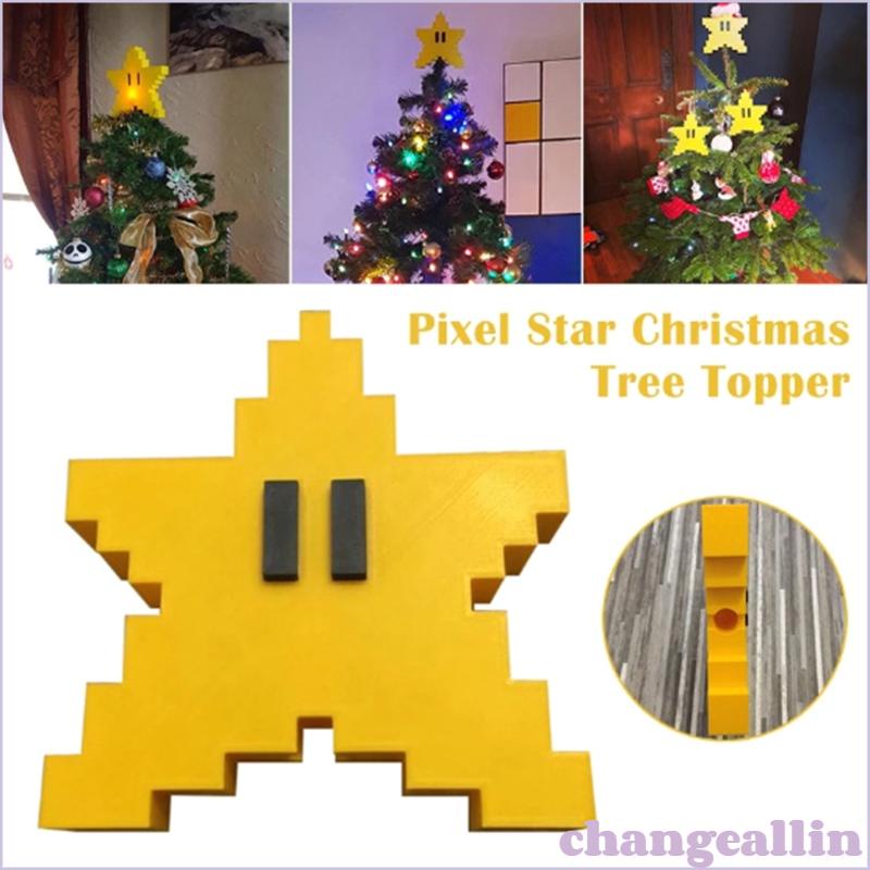 Chan Ngôi Sao pixel 3d Ngôi Sao Cây Thông Cổ Điển Trò Chơi Trang Trí ...