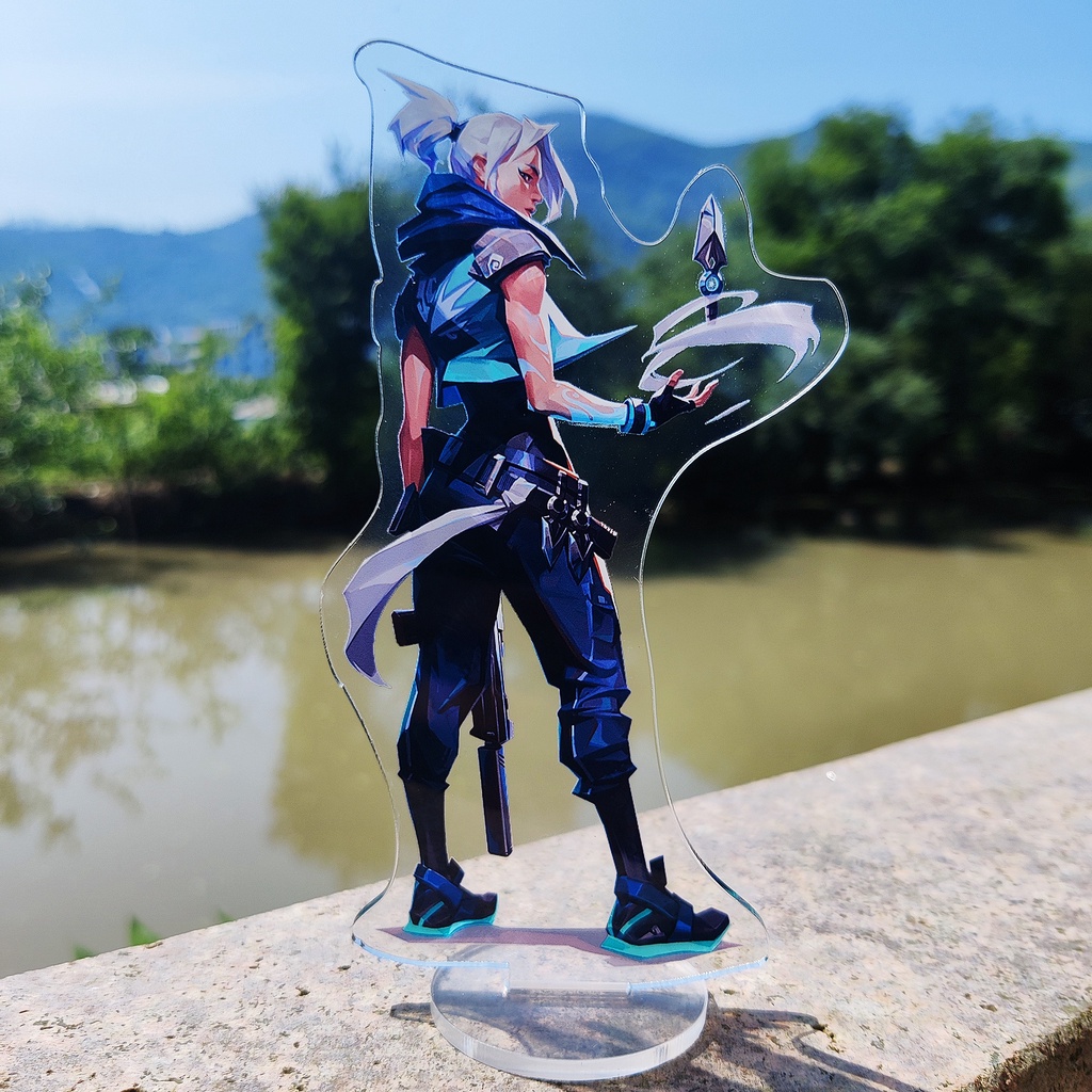 Mô hình Standee Game Figure Valorant Sage Killjoy Jett Sova Cypher Raze ...