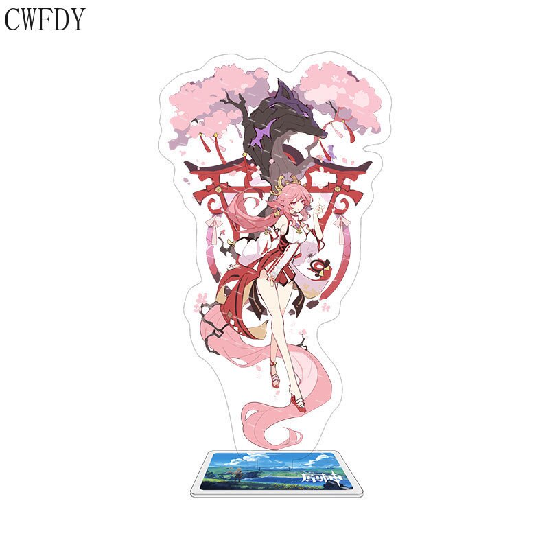 Mô hình Standee Game Genshin Impact Arcylic Stand Figure Hutao Ganyu ...