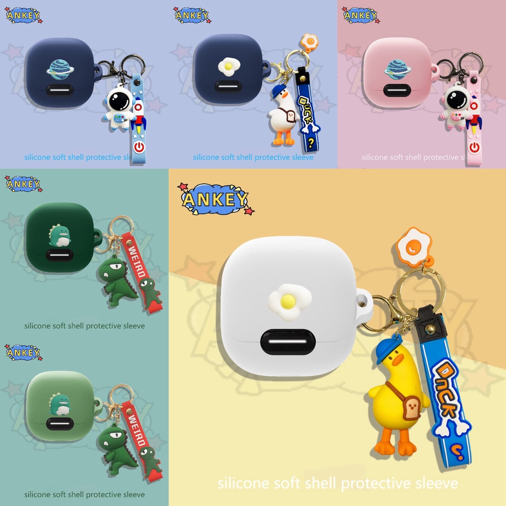 Case For Anker Soundcore Liberty 4 NC Earphone Silicone Case Cute Duck ...