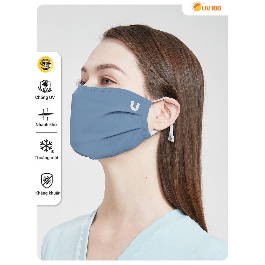 [Giao hoả tốc] Khẩu trang chống nắng UV100 Apex-Cool LC23407 form to che chắn toàn diện | Shopee ...