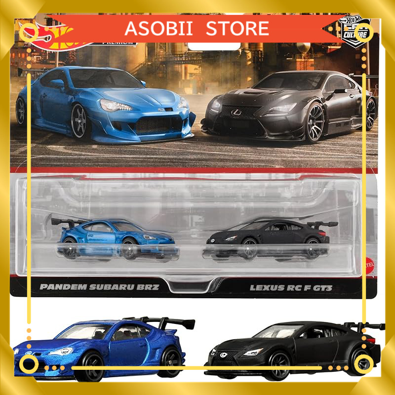 Mattel Hot Wheels Premium 2-Pack Pandem Subaru BRZ/Lexus RC F GT3 [Ages 3 and Up] HKF51 | Shopee ...