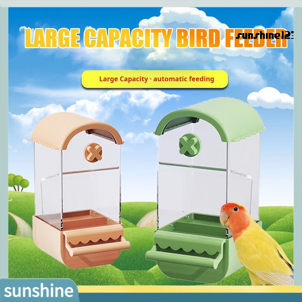 [Sun] Bộ nạp chim trong suốt Dung tích lớn Cài đặt đơn giản Giám sát dễ ...
