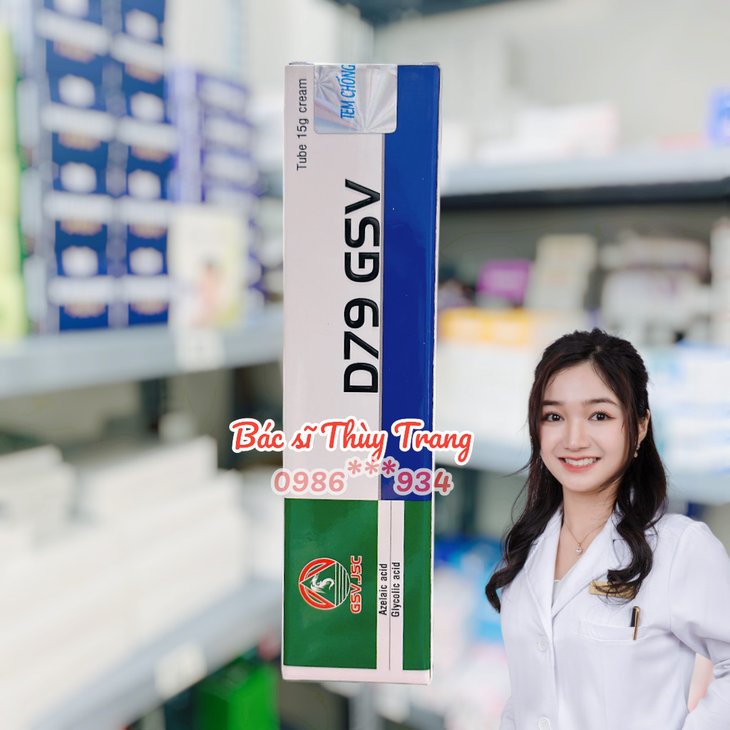 D79 GSV Cream - Kem Giảm Mụn Trứng Cá, Mụn Lưng, Dày Sừng Nang Lông D79 ...