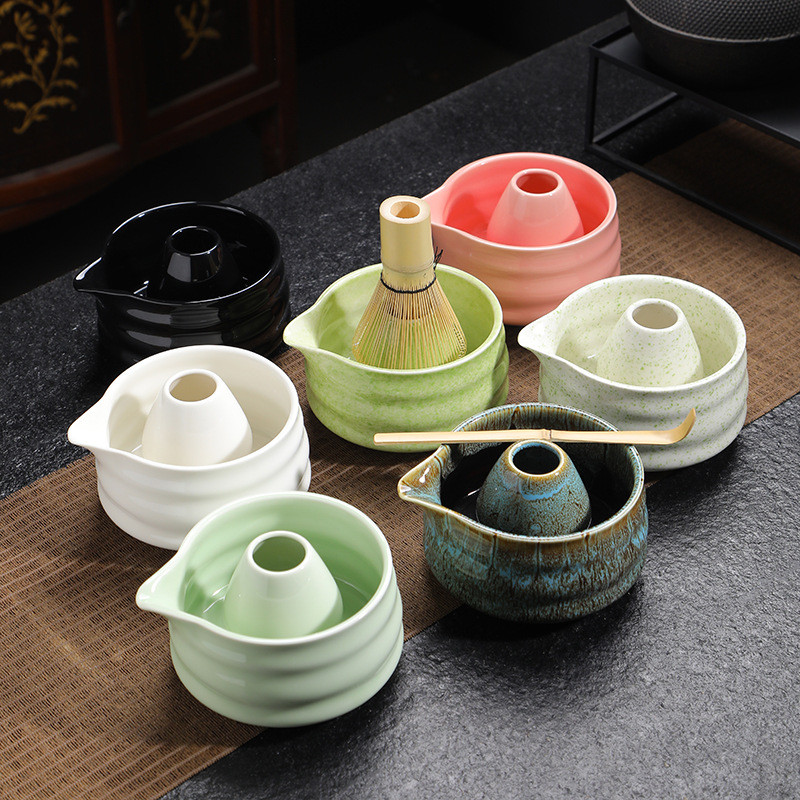 chawan matcha dụng cụ pha matcha bộ pha matcha Bộ trà Matcha Nhật Bản ...