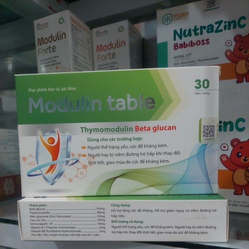 Tăng đề kháng Modulin table 30 viên | Shopee Việt Nam