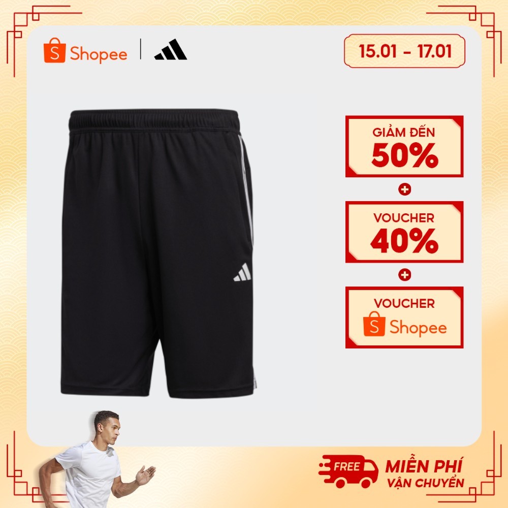 adidas Gym & Training Quần Short Tập Luyện Vải Pique 3 Sọc Train ...