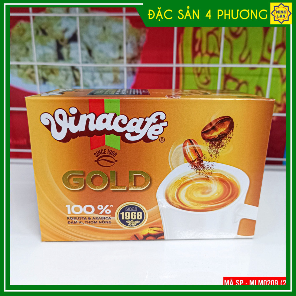 Cà phê sữa Vina Cafe Gold Original hộp 360g (18 gói x 17g) MLM0209 ...