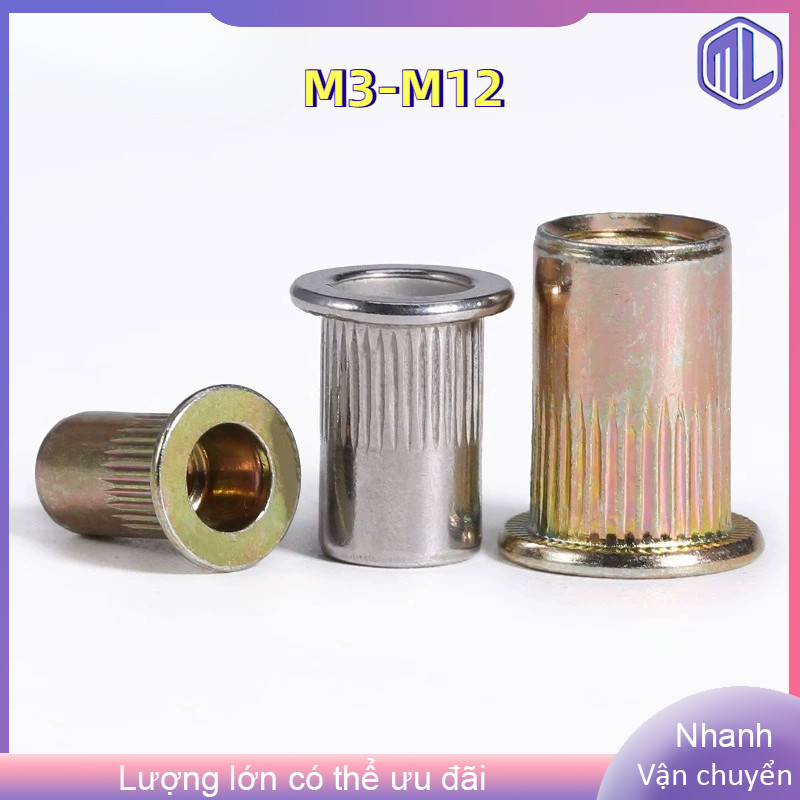 M3-M12 đai ốc rút, ecu rivet rút, tán rút các loại inox 304 /Tán ecu ...