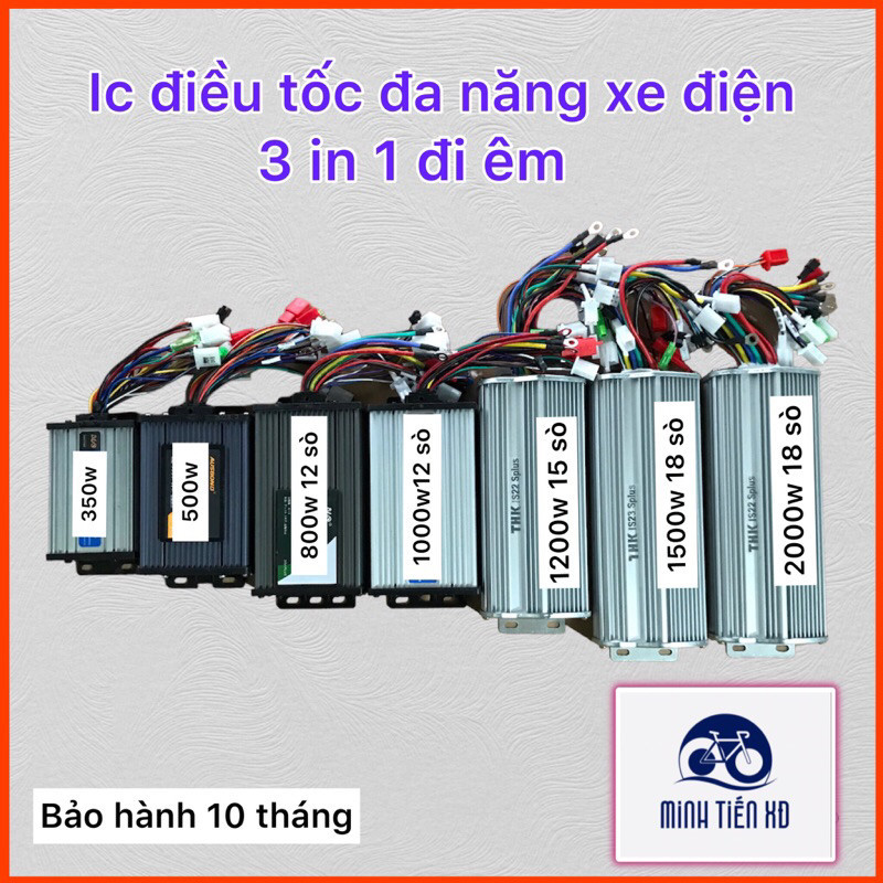 Ic điều tốc xe điện 350w, 500w, 800w, 1000w, 1200w, 1500w, 2000w 3 in 1 ...