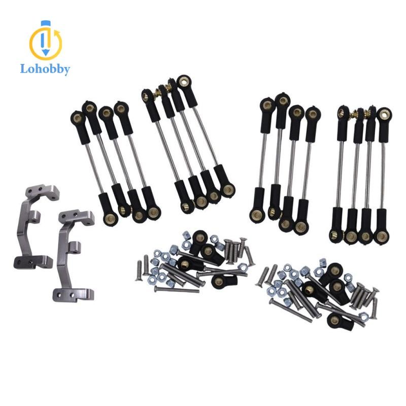 Lohobby 8x 1: 16 Bộ liên kết kim loại cho WPL B1 B14 B24 B24 Mô hình Buggy Trucks DIY Accs ...