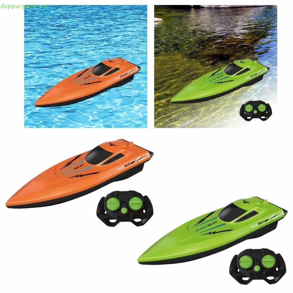 Thuyền điều khiển từ xa DAPPERGENT, Thuyền RC Racer dài tốc độ cao, Đồ chơi tàu cao tốc không ...