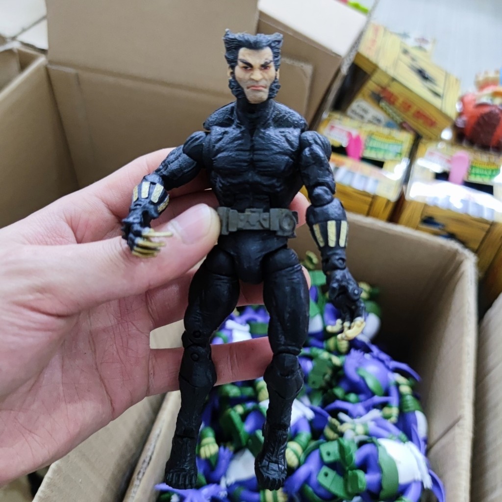 [Eng] Marvel Hero Sword Tooth Tiger Wolverine Hàng rời Khớp búp bê có ...