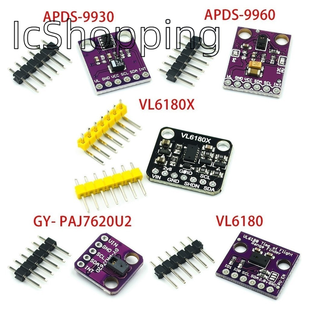 Apds-9930 APDS-9960 VL6180 VL6180X Cảm biến nhận dạng cử chỉ PAJ7620U2 quang học mô-đun cảm biến ...