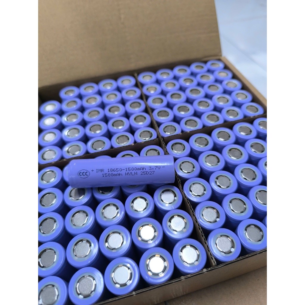Pin 18650 nội địa trung HYLN 3.7V - 4.2V 1500mAh dòng xả 5C pin mới ...
