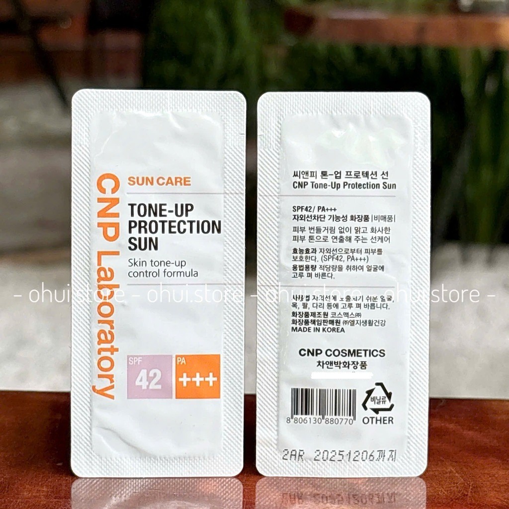 10 Gói Kem Chống Nắng Nâng Tông CNP Laboratory CNP Tone-Up Protection ...