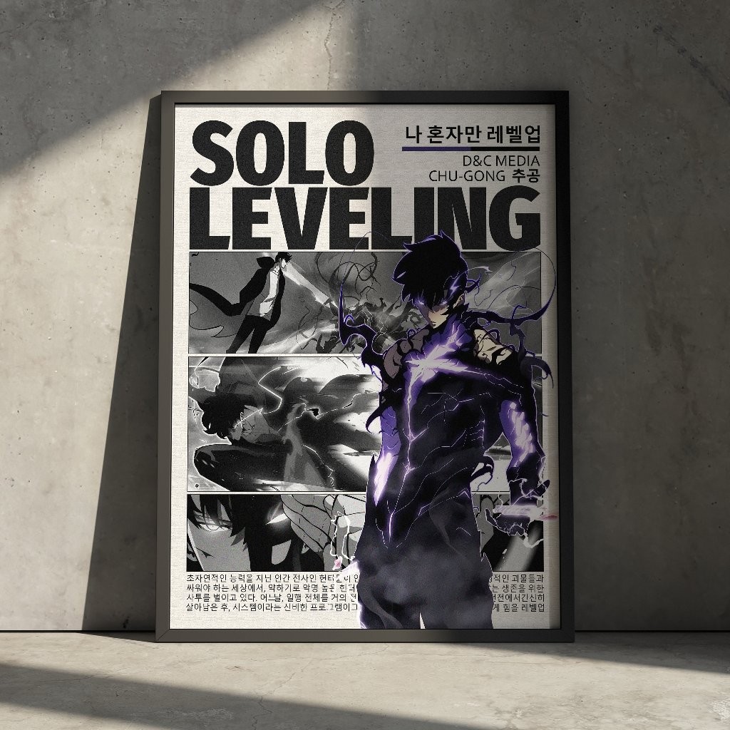 TRANH MANGA - Solo Leveling | SOLO LEVELING Poster - Tranh Decal Dán ...