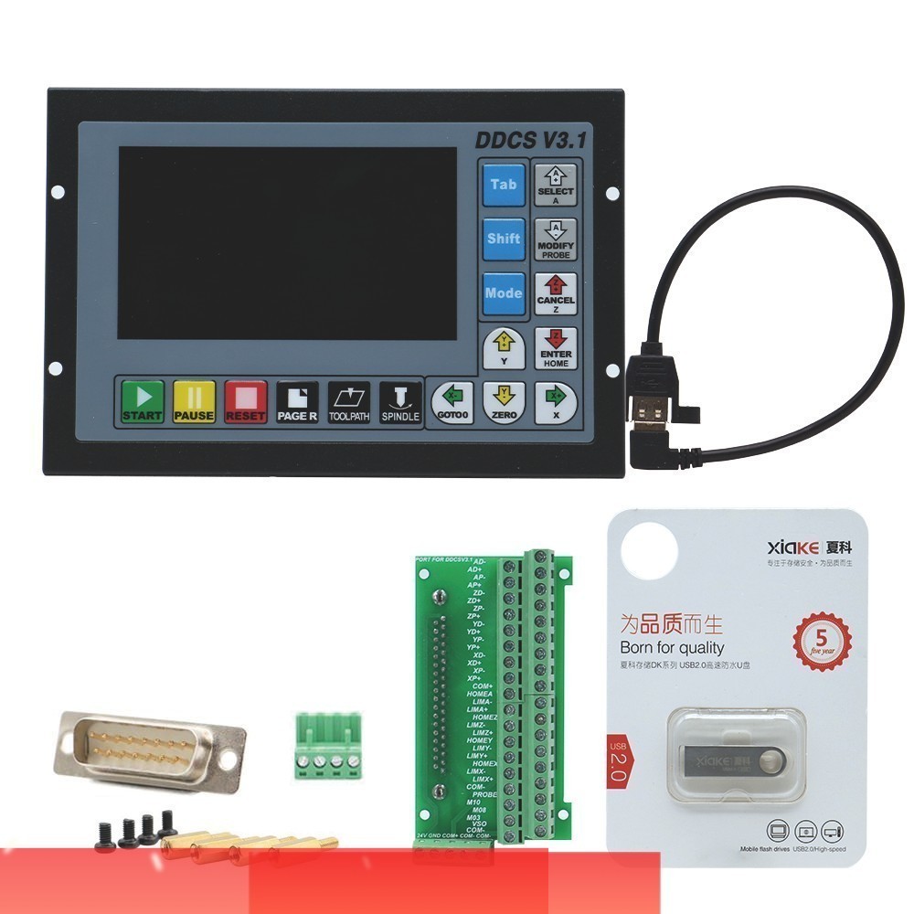 Bộ điều khiển CNC G Code DDCS V3.1 3/4 trục ngoại tuyến cho máy phay ...