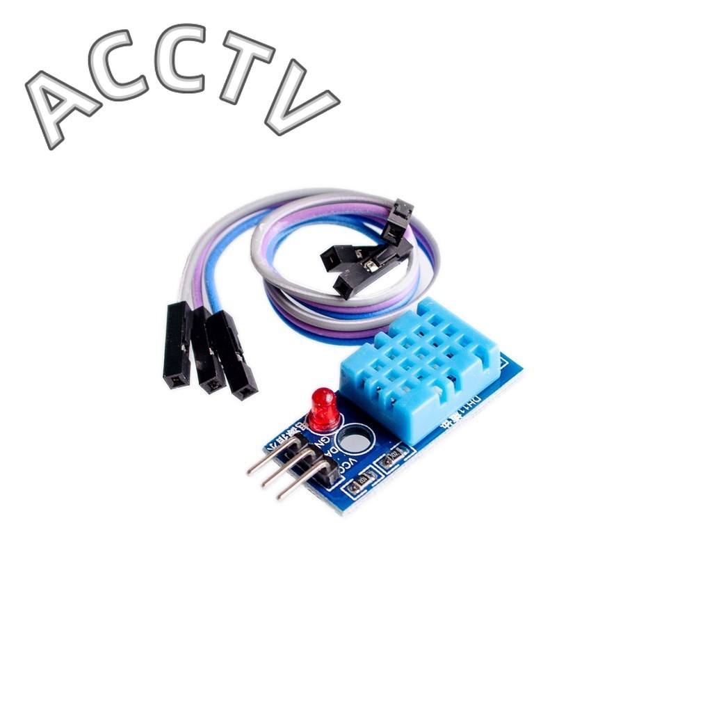 Cảm biến nhiệt độ và độ ẩm kỹ thuật số DHT11 Bảng mô-đun LED Khối xây ...