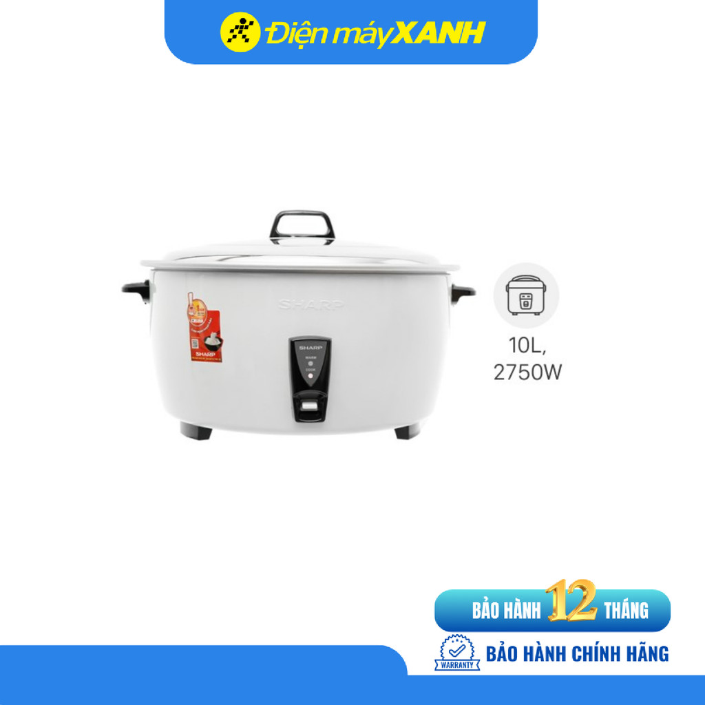 Nồi cơm nắp rời Sharp 10 lít KSH-D1010V | Shopee Việt Nam