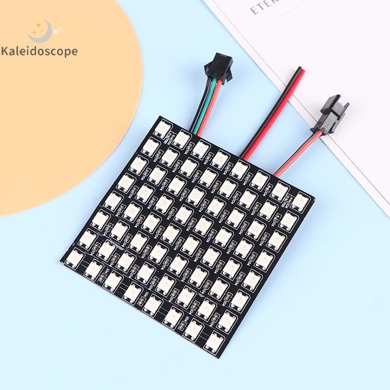 Kính vạn hoa 1Pc WS2812 LED 5050 RGB 8x8 64 Bit LED Ma trận Mô-đun Màn ...