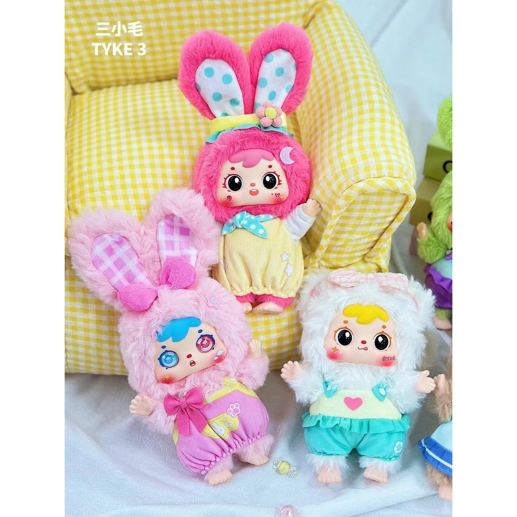 SAMUEL TYKE 3 Happy Picnic Of Bear And Rabbit Series Mặt dây chuyền dã ...
