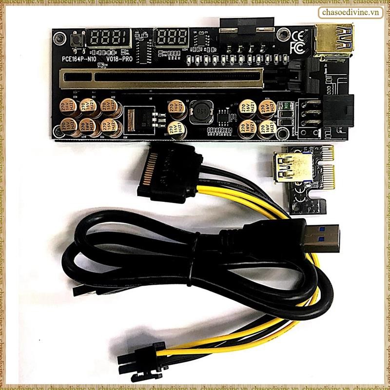 [K O G X] VER018 PRO PCI-E Riser Card Cáp USB 3.0 018 PLUS PCI Express ...