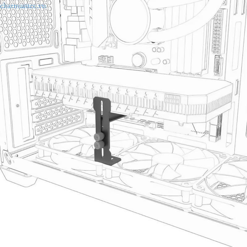 Charmantcc1 GPU Hỗ Trợ Chân Đế Card Đồ Họa Thẻ Video Sags Giá Đỡ Chân ...