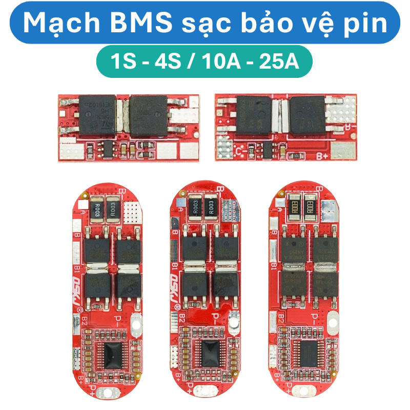 Mạch BMS sạc bảo vệ pin Lithium - Lipo 1S - 4S | Shopee Việt Nam