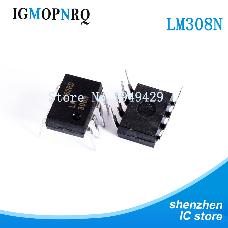 10 CÁI LM308N DIP8 LM308 308N Bộ khuếch đại hoạt động op amp Giao hàng nhanh mới | Shopee Việt Nam