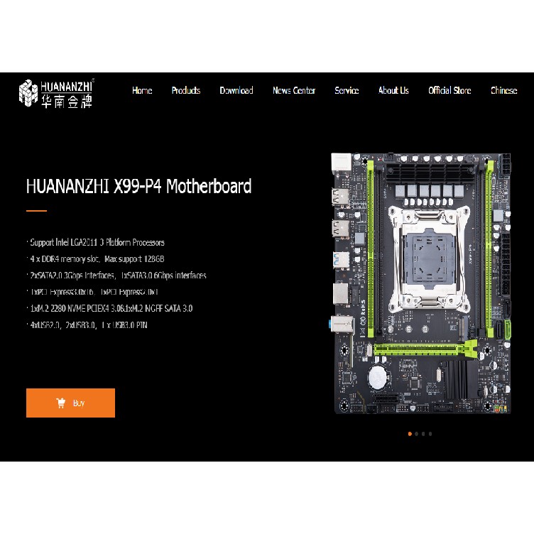 mainboard huananzhi x99 p4 đơn cpu ddr4 ecc 4 khe ram | Shopee Việt Nam