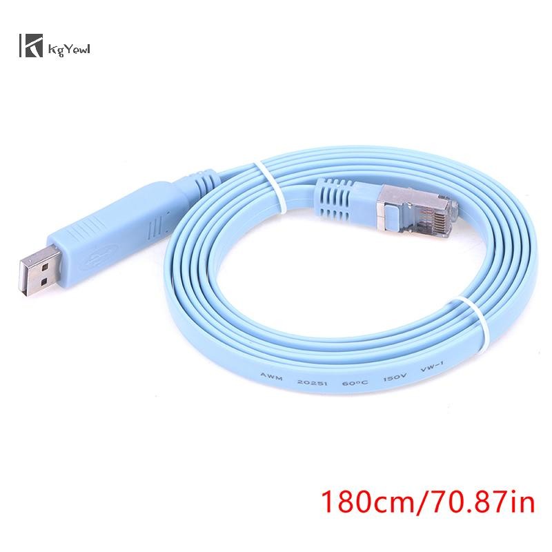 KgYewl 1.8M USB Sang RJ45 USB Sang RS232 Serial Sang RJ45 CAT5 Console ...