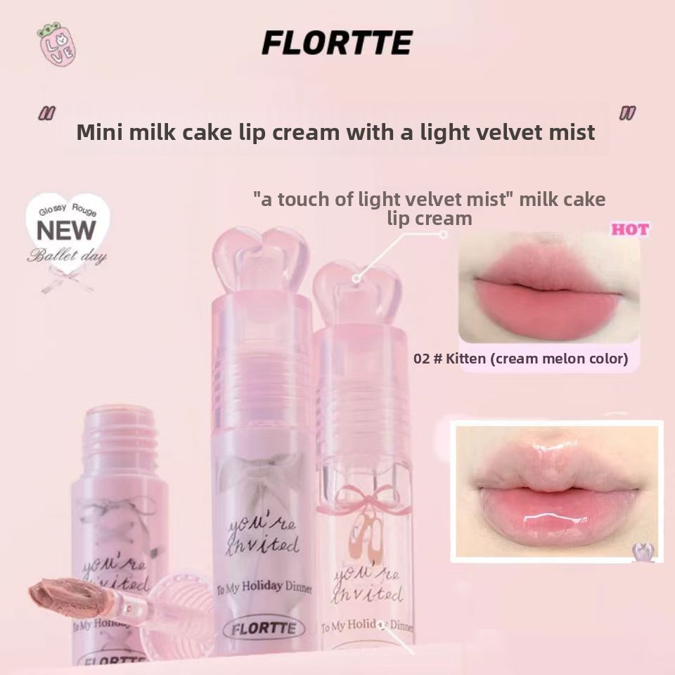 FLORTTE Lip Cream Lip Clay Lip Gloss Matte Dễ tô màu | Shopee Việt Nam