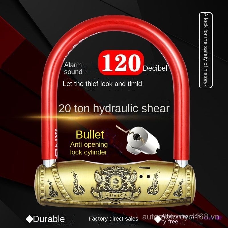 QMP spot free shipping AnBond motorcycle anti-theft lock electric bike ...