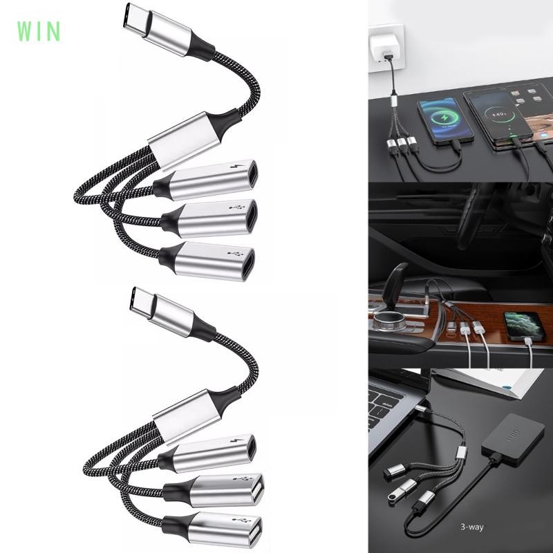Win USB C Splitter Hub Hỗ trợ cổng OTG Truyền dữ liệu nhanh 600W Power ...